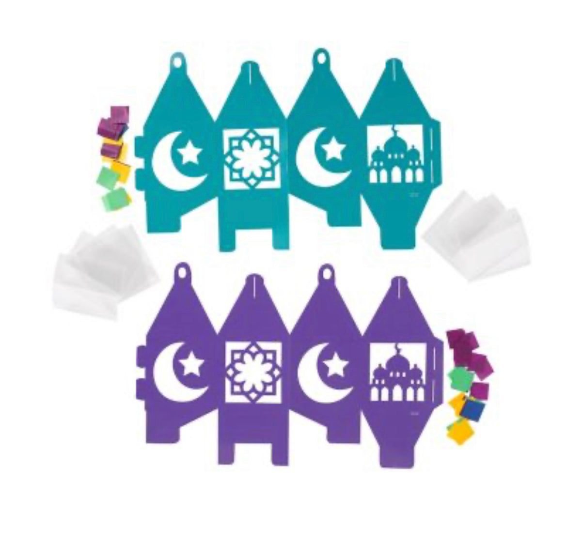 3D Fanous Ramadan Lantern Craft Kit - set of 4 – Ramadan all day